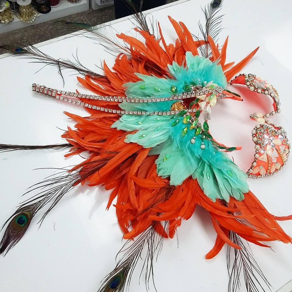 Large Unicorn Headpiece – Ginger Wire Bras